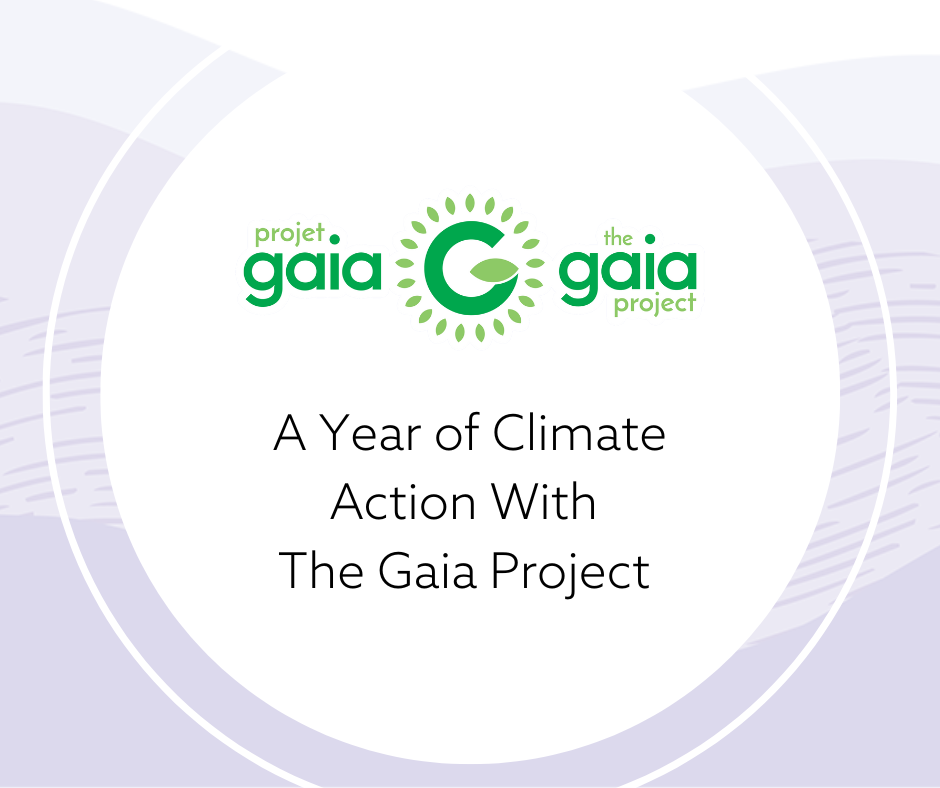 A Year of Climate Action With The Gaia Project - The Gaia Project