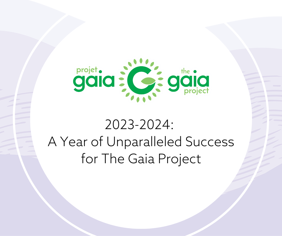 2023-2024: A Year of Unparalleled Success for The Gaia Project - The ...
